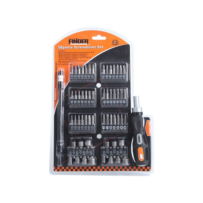 58PCS Screwdrivers Set - Finder Tool