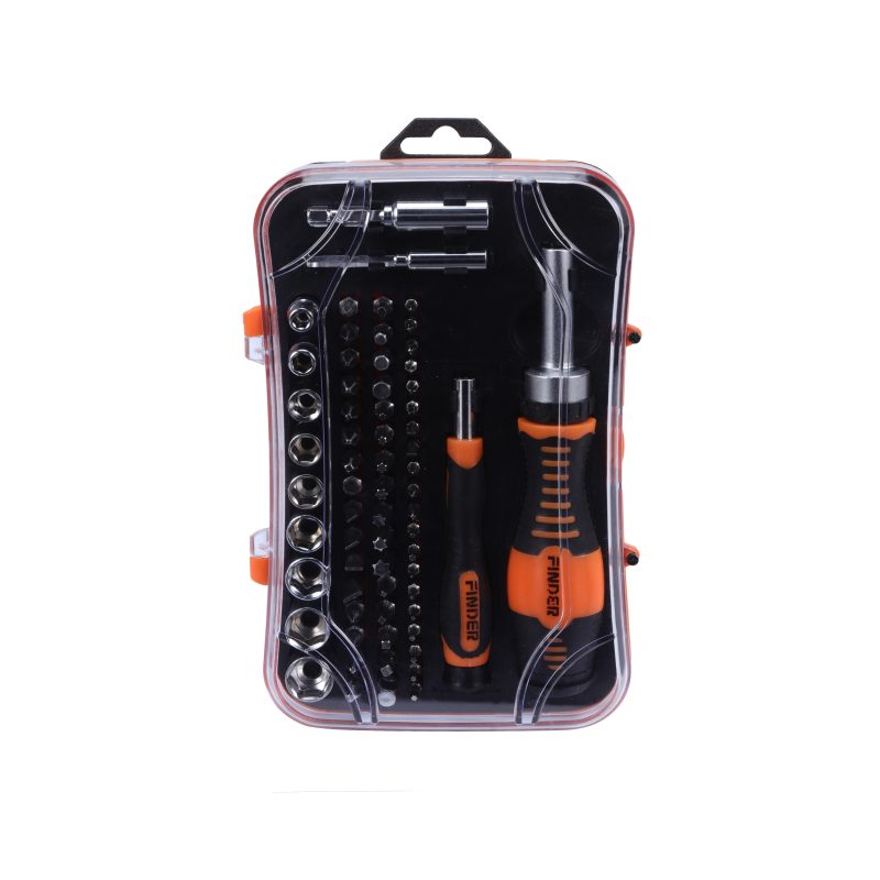 65PCS Ratchet Screwdriver And Bits Set - Finder Tool